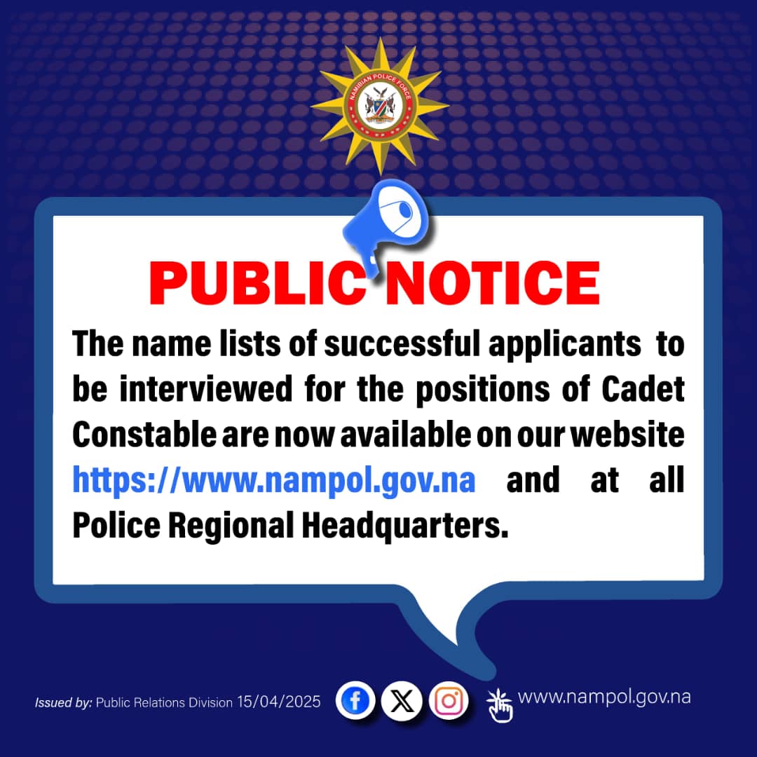 Namibian Police Force 2025/2026 intake are now underway | The Updated World